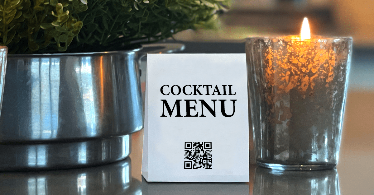 Easily Create Your Contactless Cocktail Menu & QR Code