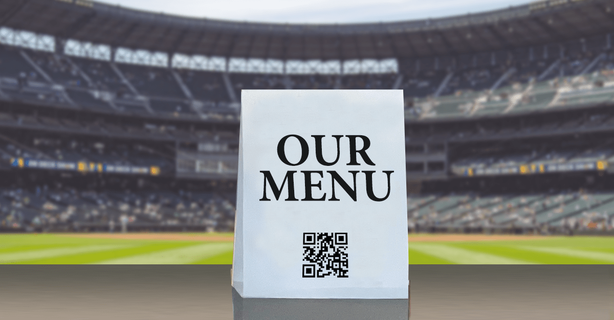 QR code menus and price lists for sports venues & arenas